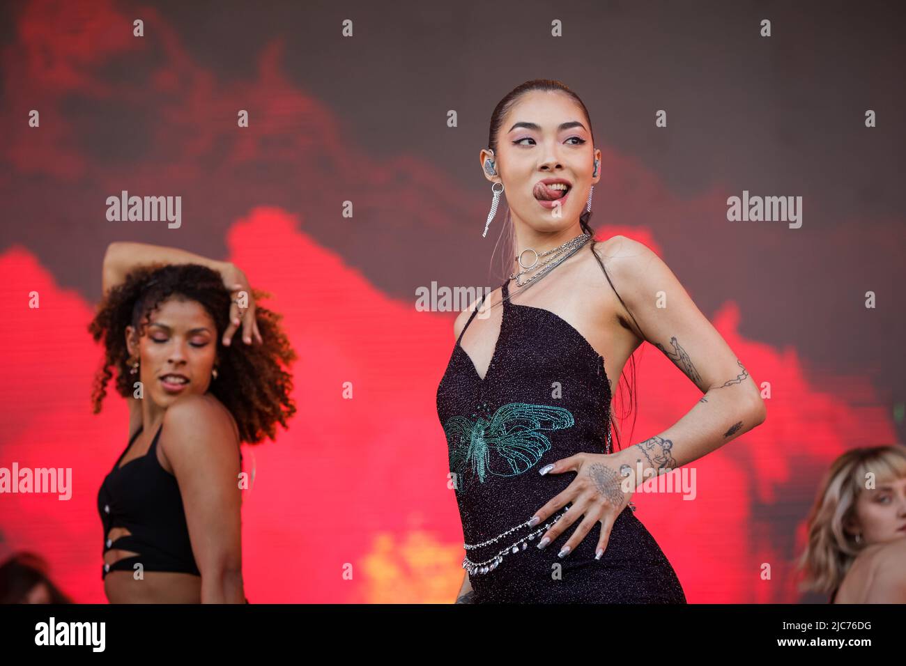 Japanese-British singer-songwriter and model, Rina Sawayama, performs ...