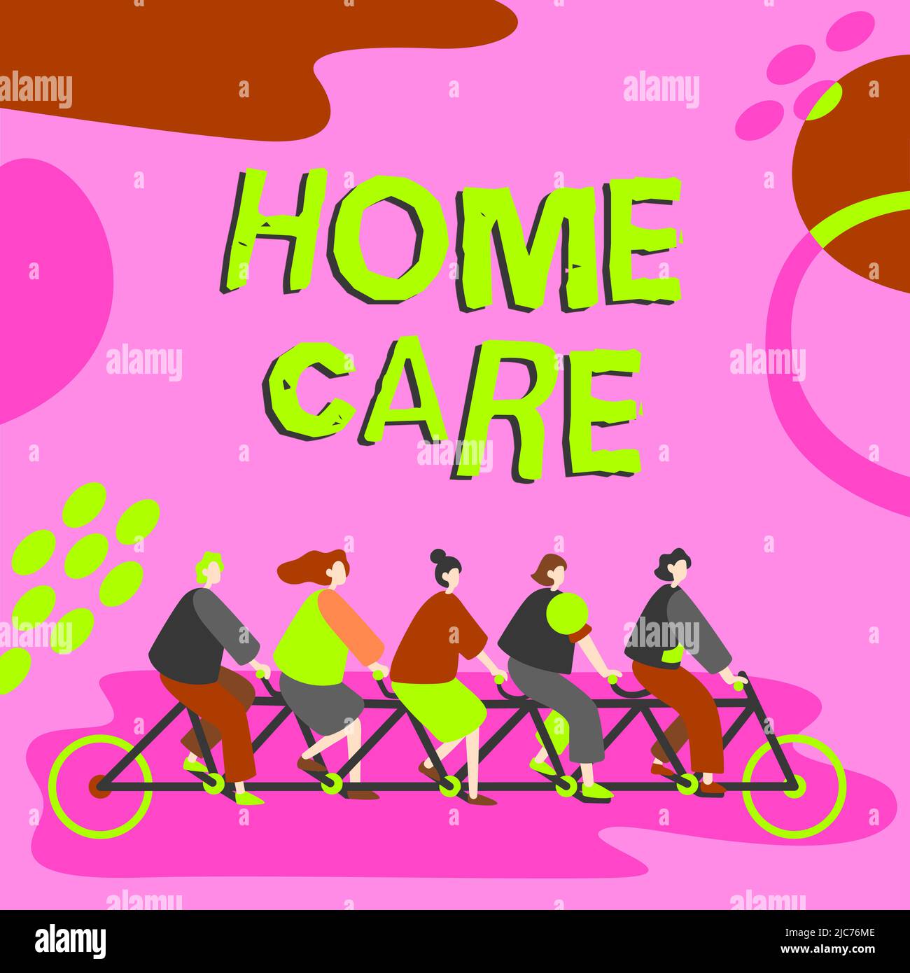 Hand writing sign Home Care. Business showcase Place where showing can ...