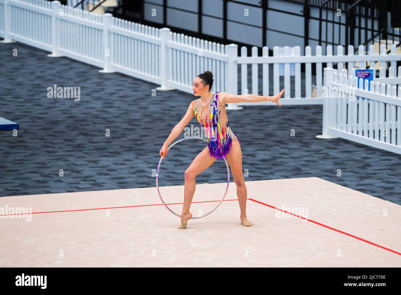 New Zealand Senior International Rhythmic Gymnast, Havana Hopman with ...