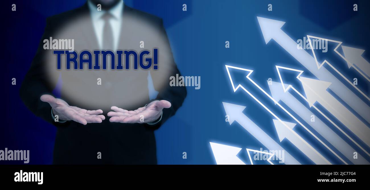 Inspiration showing sign Training. Business showcase An activity ...