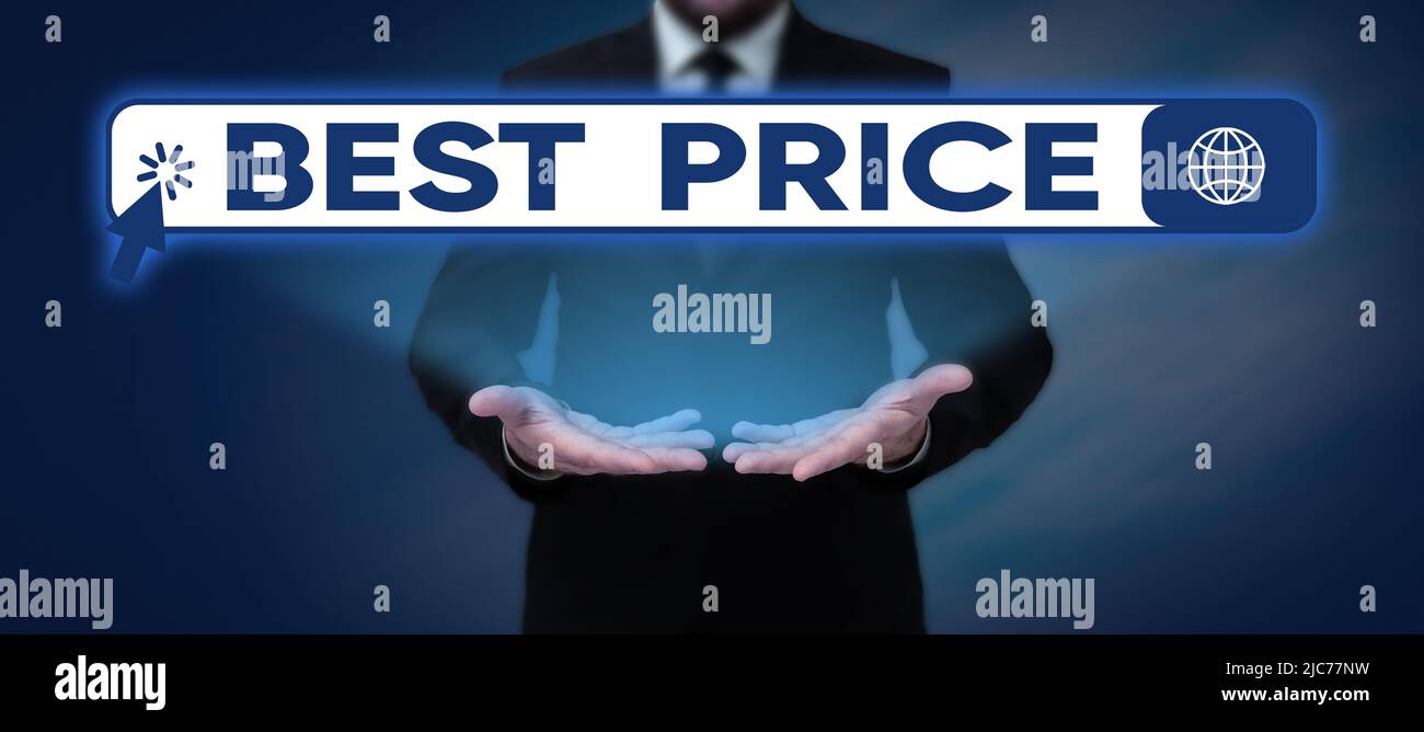 Conceptual caption Best Price. Business showcase Buyer or seller can ... Conceptual caption Best Price. Business showcase Buyer or seller can ...