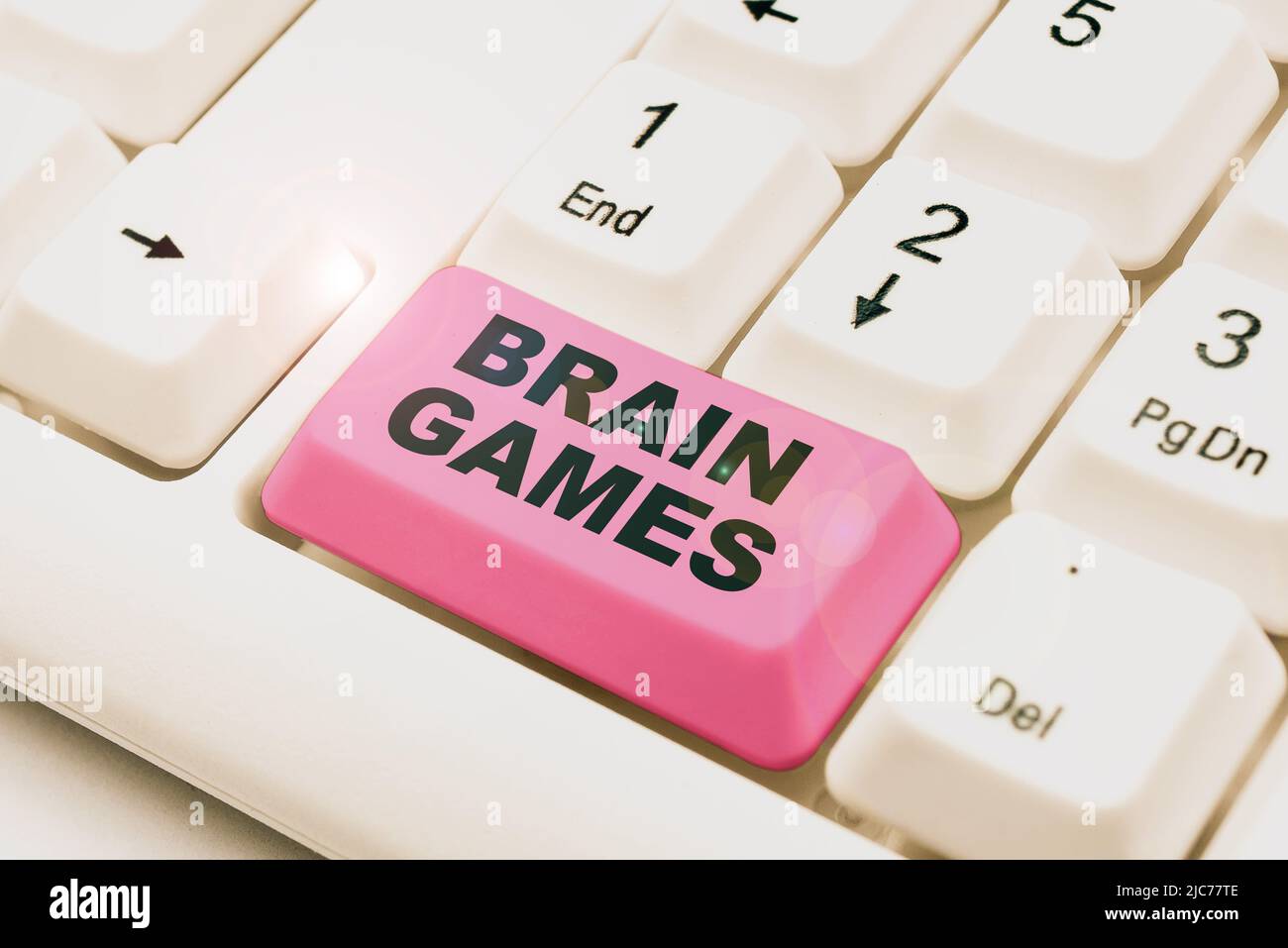 Text caption presenting Brain Games. Concept meaning psychological ...