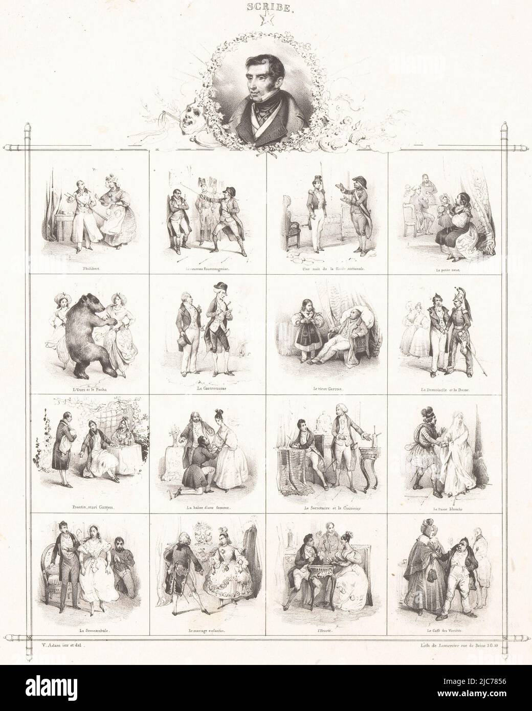 Works scribe portraits hi-res stock photography and images - Alamy