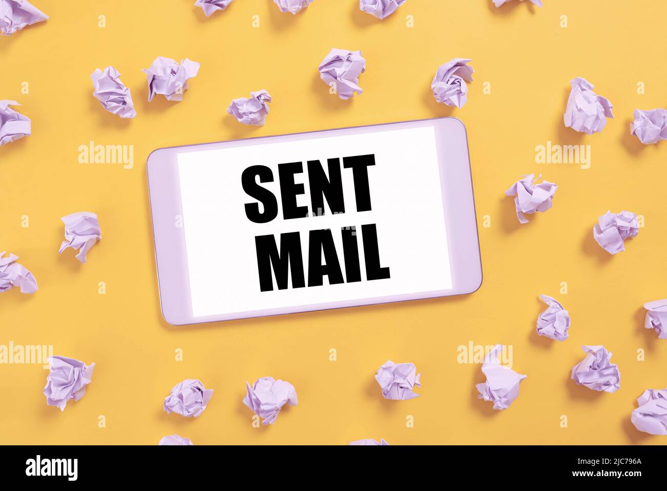 Hand writing sign Sent Mail. Business approach Event where a letter to ...