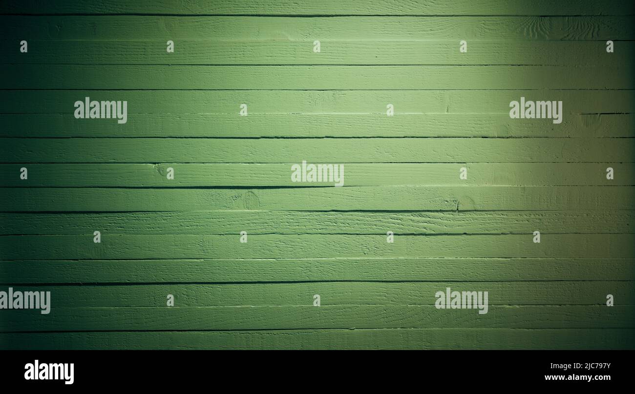 Rustic green wood planks background. Water green wooden slats on ...