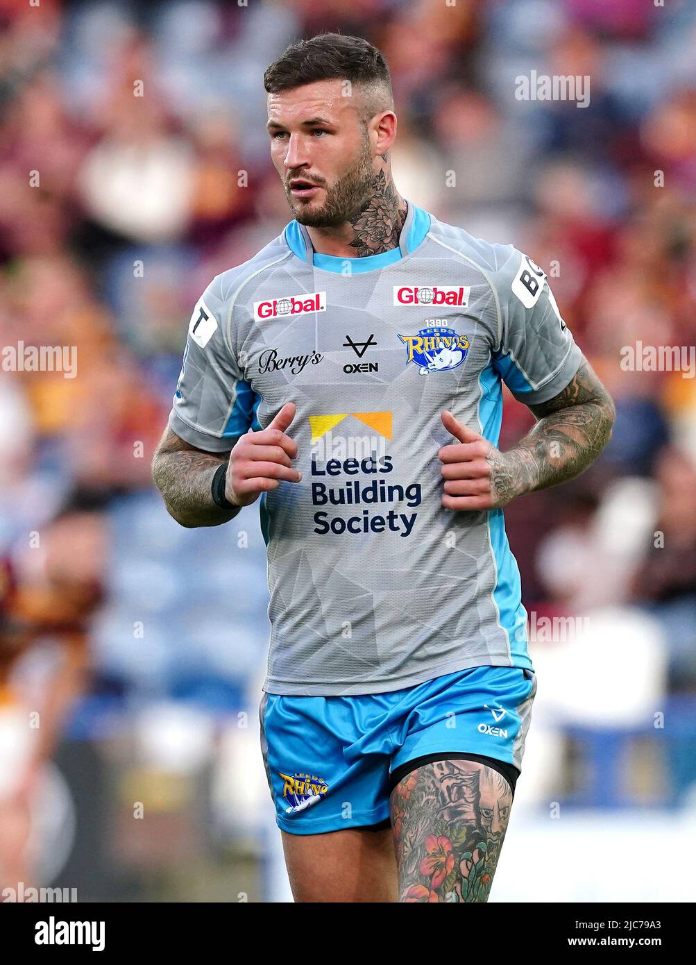Leeds Rhinos' Zac Hardaker during the Betfred Super League match at the ...