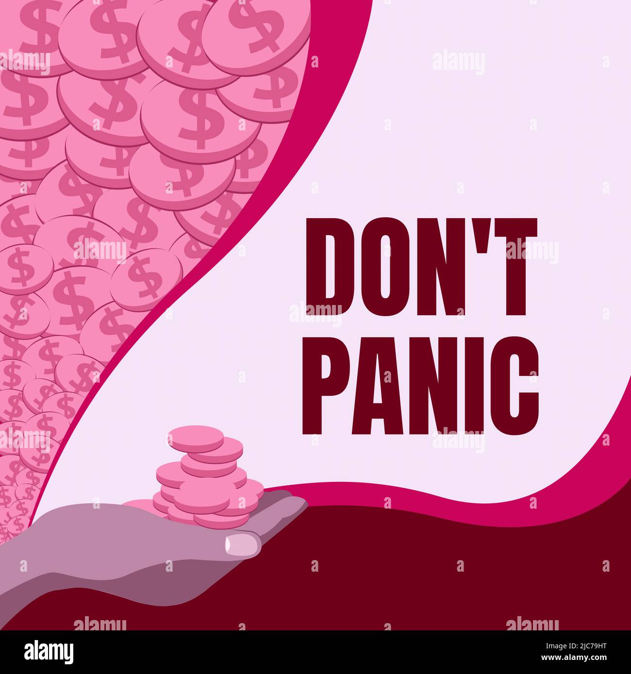 Writing displaying text Don T Panic. Word Written on sudden strong ...