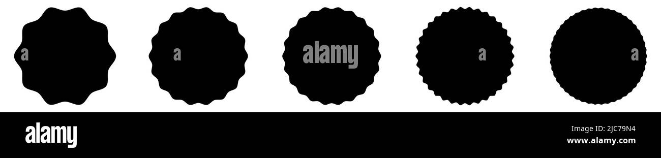 Round wavy edge hi-res stock photography and images - Alamy