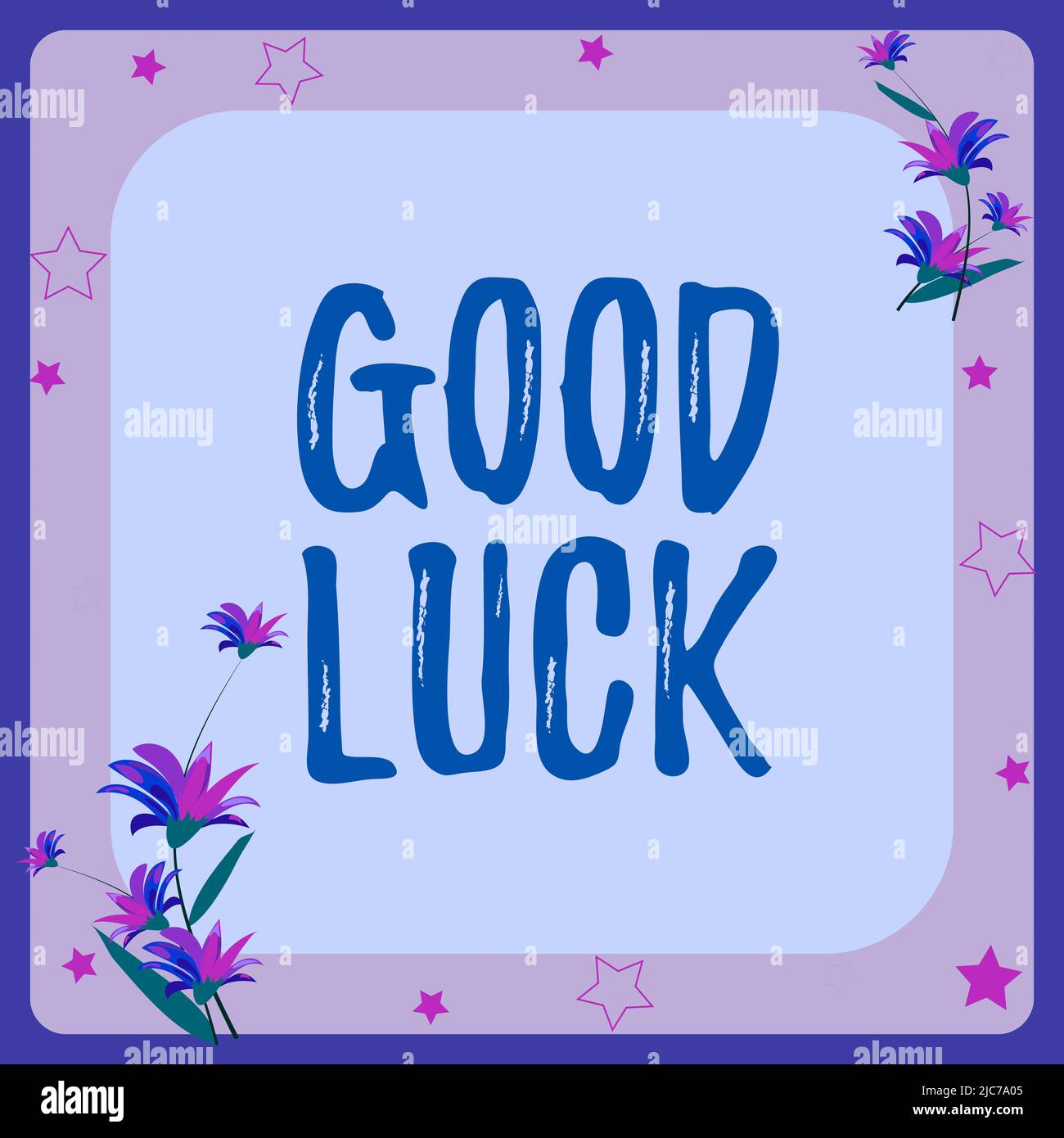 Sign displaying Good Luck. Word for A positive fortune or a happy ...