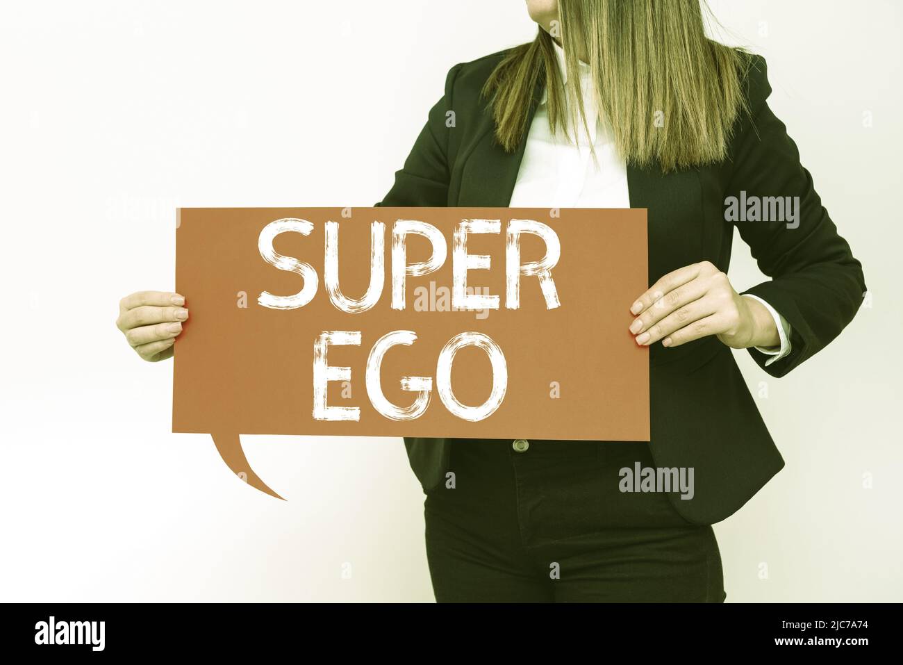 Text showing inspiration Super Ego. Word for The I or self of any ...