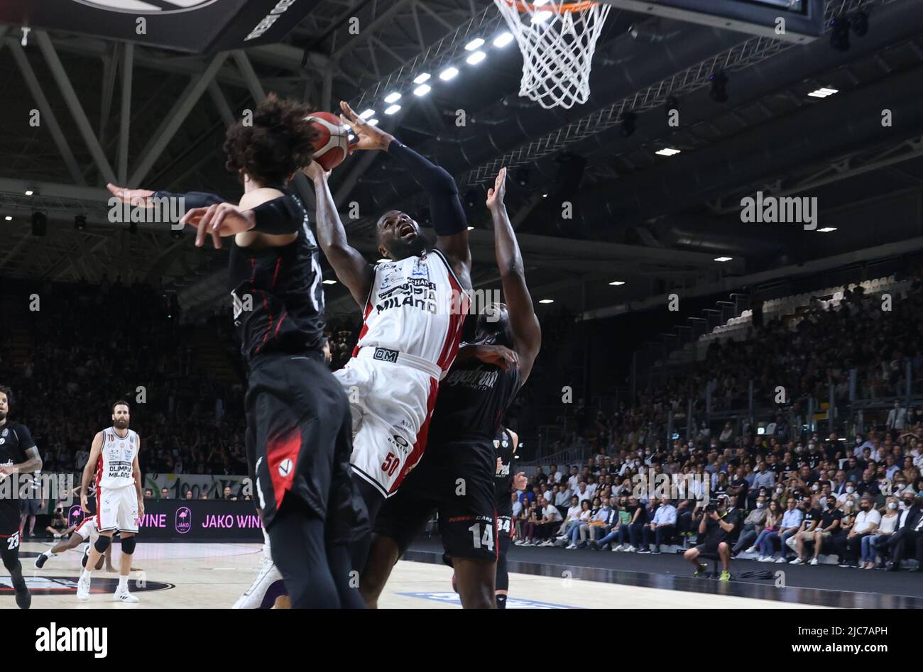 Benjamin Bentil (Armani Exchange Milano) during game 2 of the finals of ...