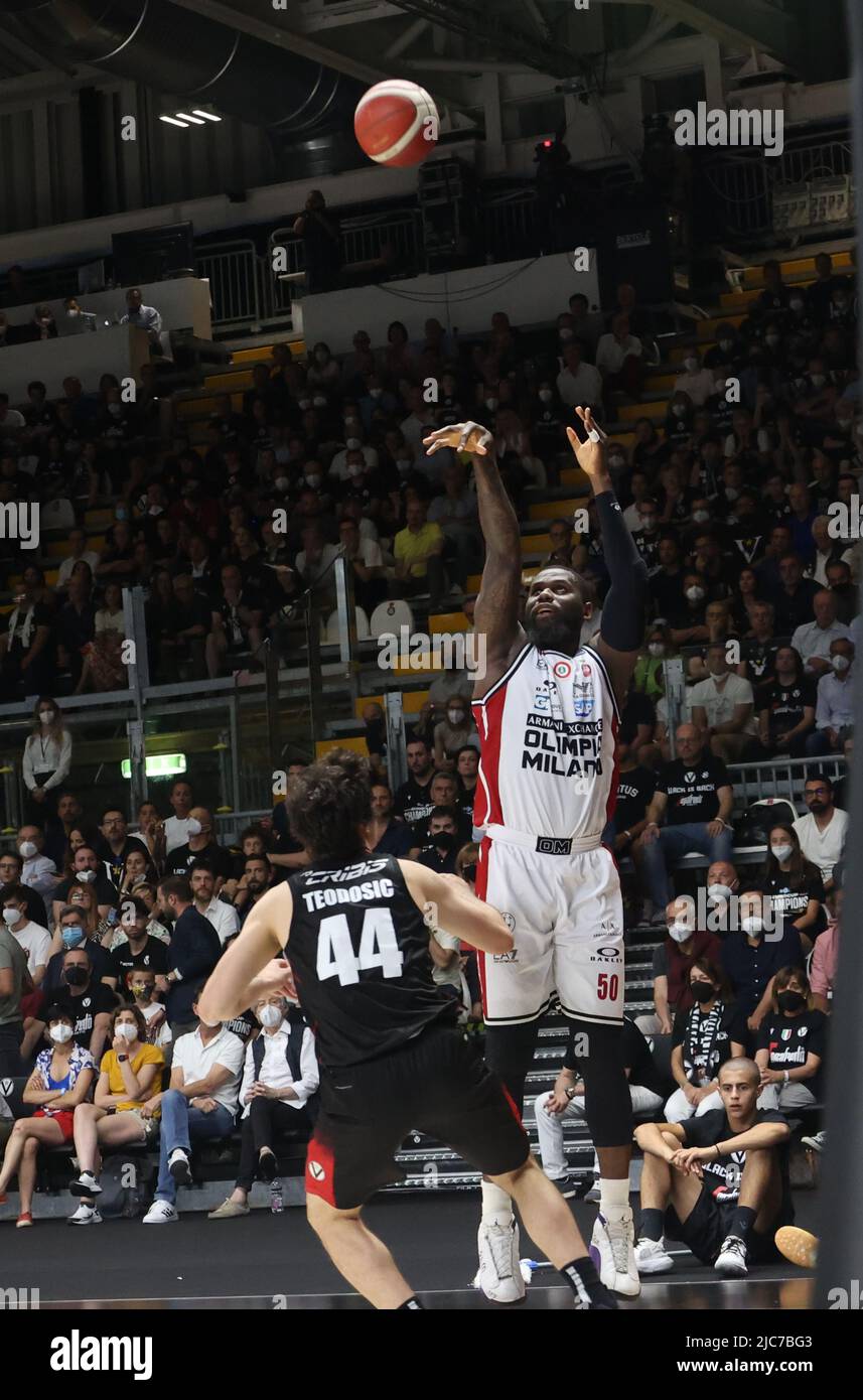 Benjamin Bentil (Armani Exchange Milano) during game 2 of the finals of ...