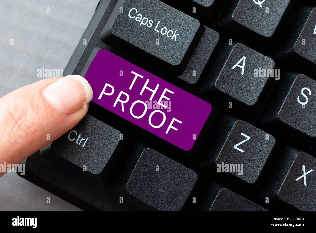 Text caption presenting The Proof. Business idea Evidence by nature of ...