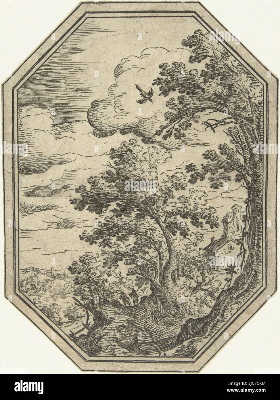 Octagonal frame octagonal landscapes hi-res stock photography and ...