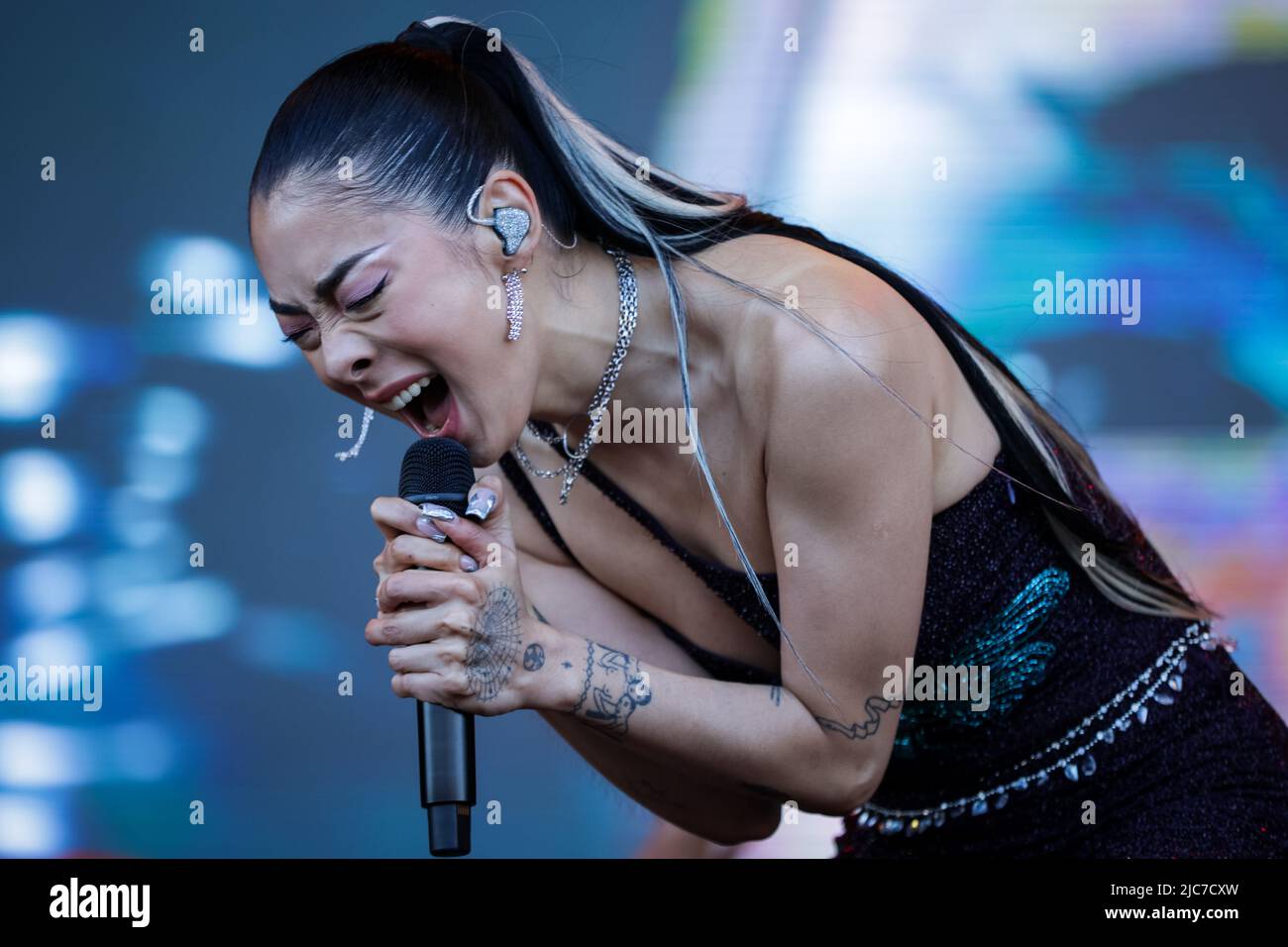 Japanese-British singer-songwriter and model, Rina Sawayama, performs ...