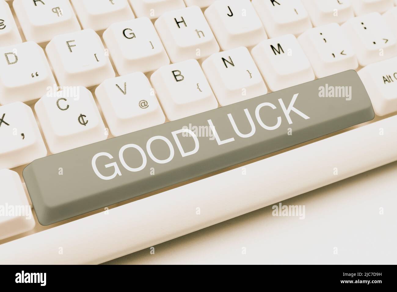 Text showing inspiration Good Luck. Word Written on A positive fortune ...