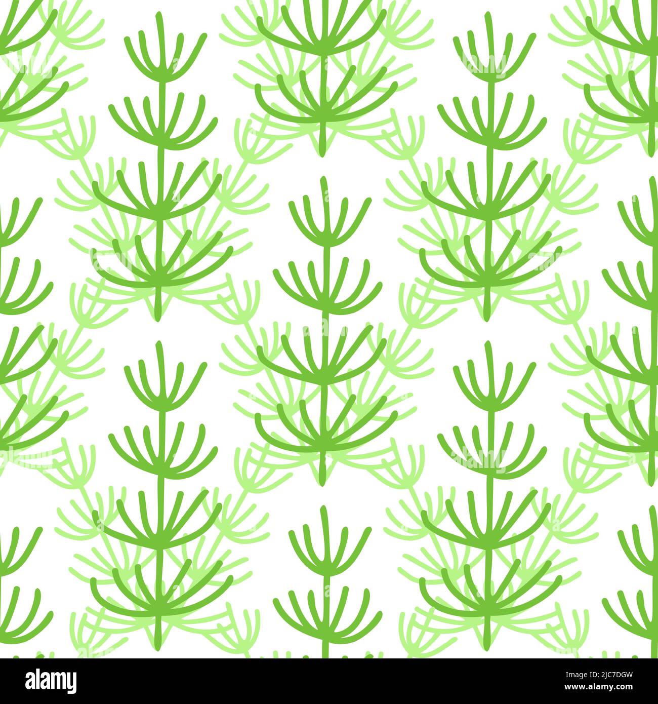 Seamless horsetail vector simple pattern Stock Vector Image & Art - Alamy