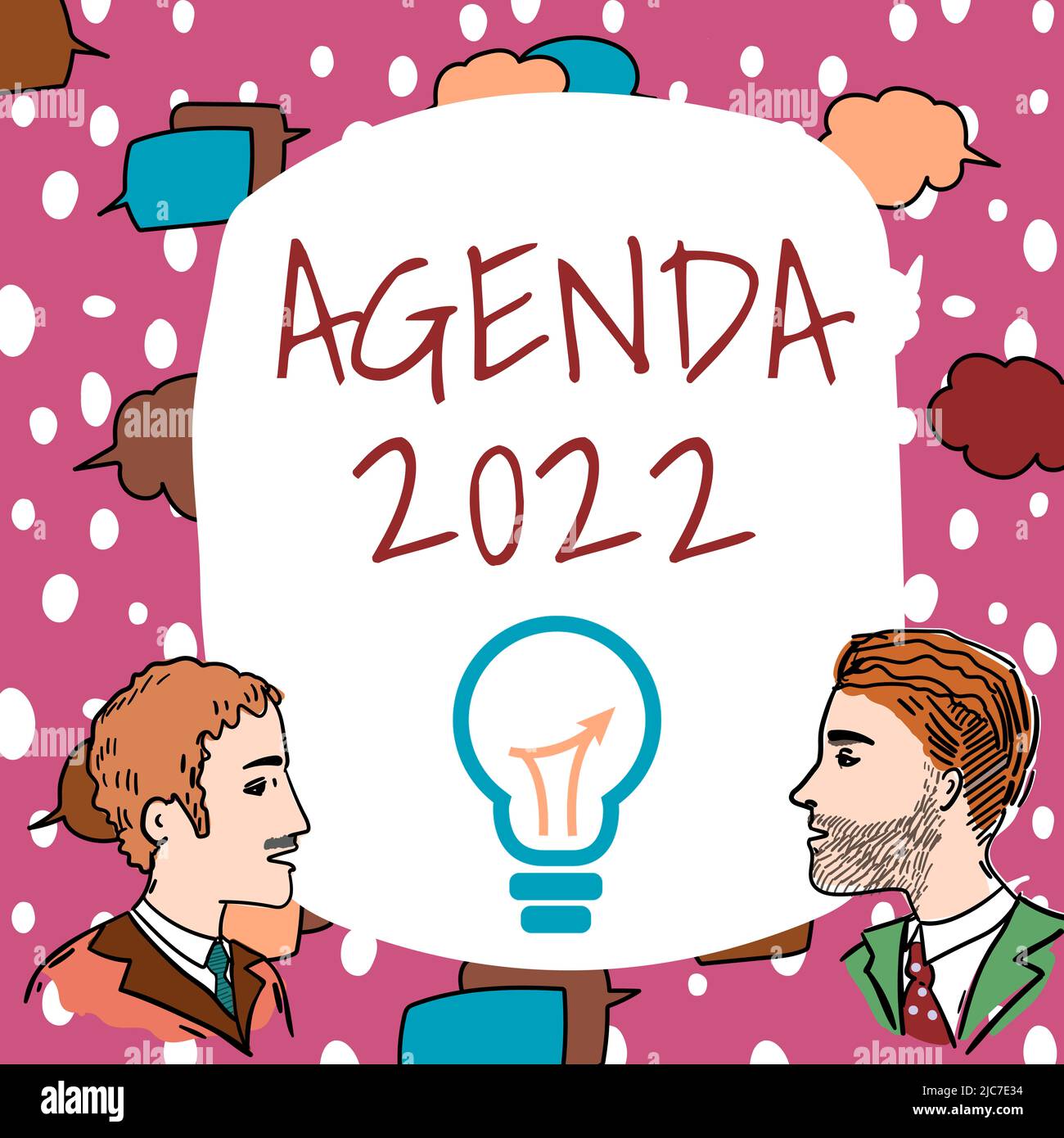 Text caption presenting Agenda 2022. Business showcase list of ... Text caption presenting Agenda 2022. Business showcase list of ...