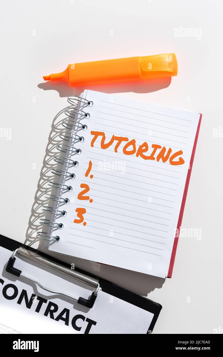 Inspiration showing sign Tutoring. Word for An act of a person employed ...