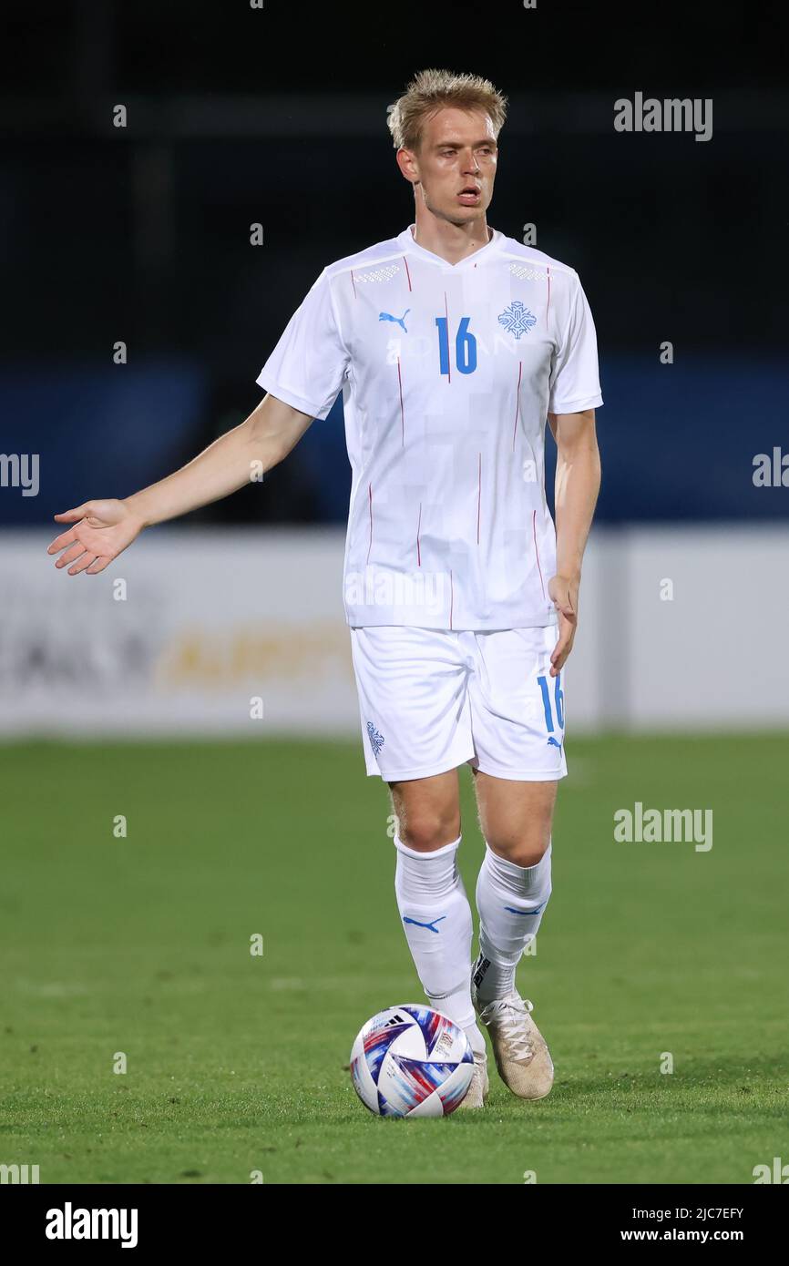 Serravalle, Italy, 9th June 2022. Stefan Teitur Thordarson of Iceland ...