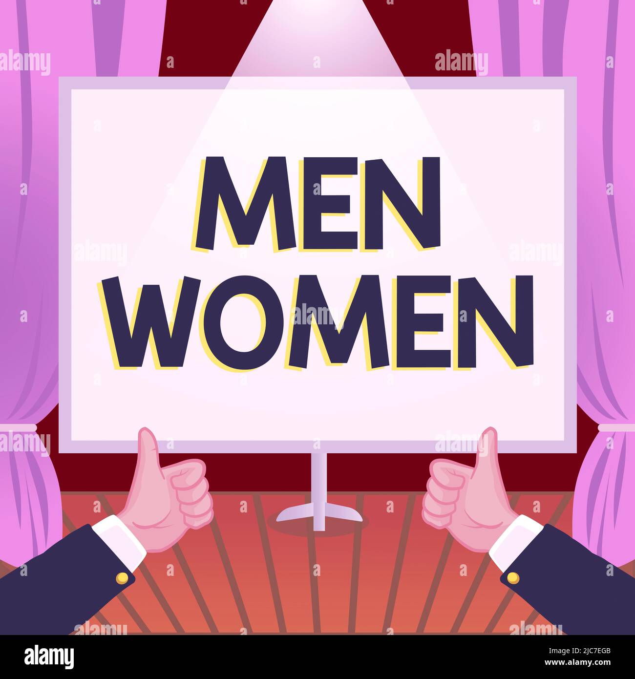 Conceptual caption Men Women. Business concept The state where in a boy ... Conceptual caption Men Women. Business concept The state where in a boy ...