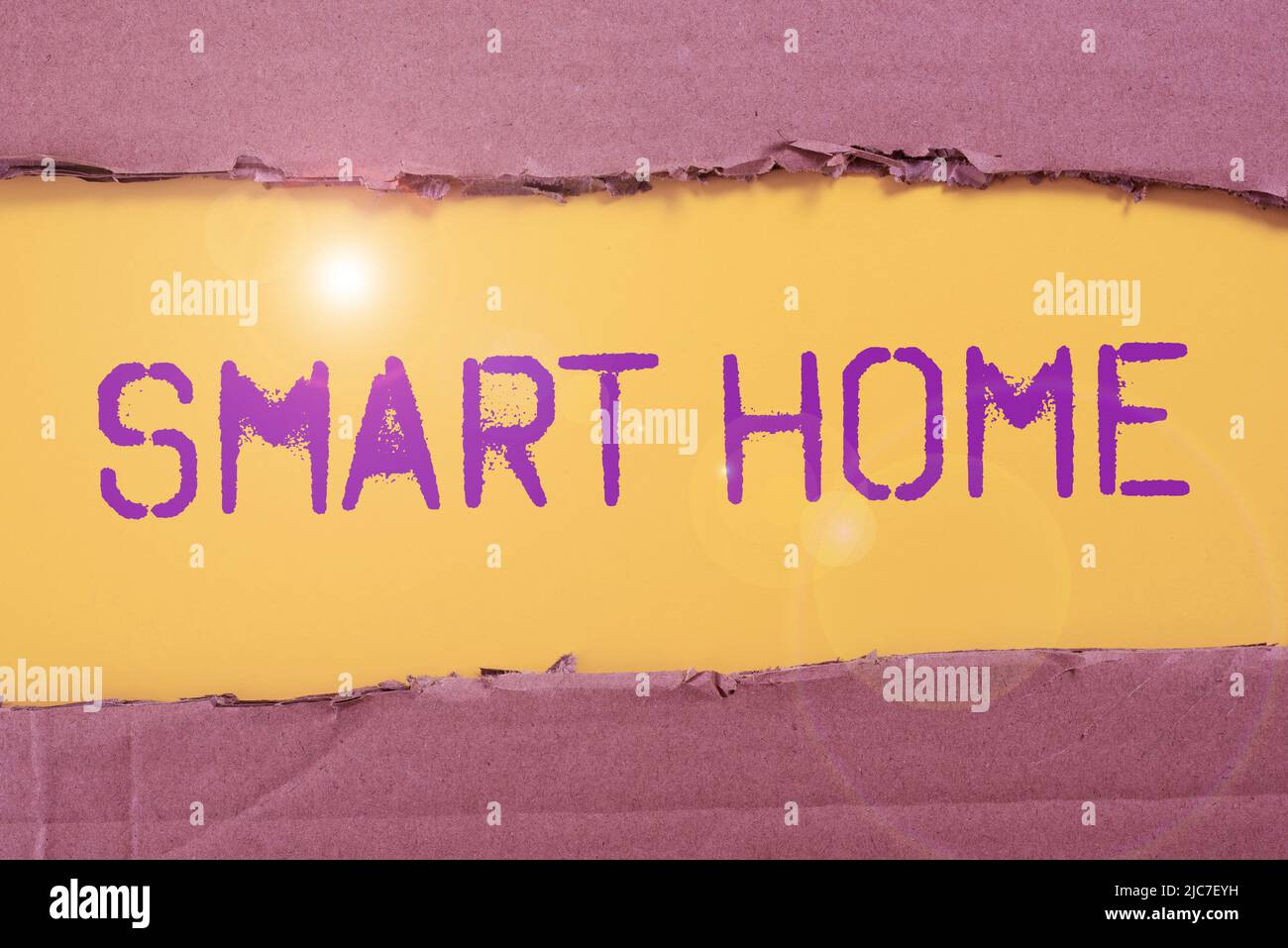 Text sign showing Smart Home. Business idea automation system control ...