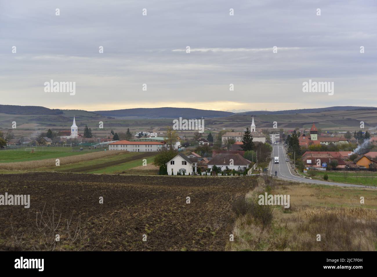 European Route E60 in Acăţari Stock Photo - Alamy