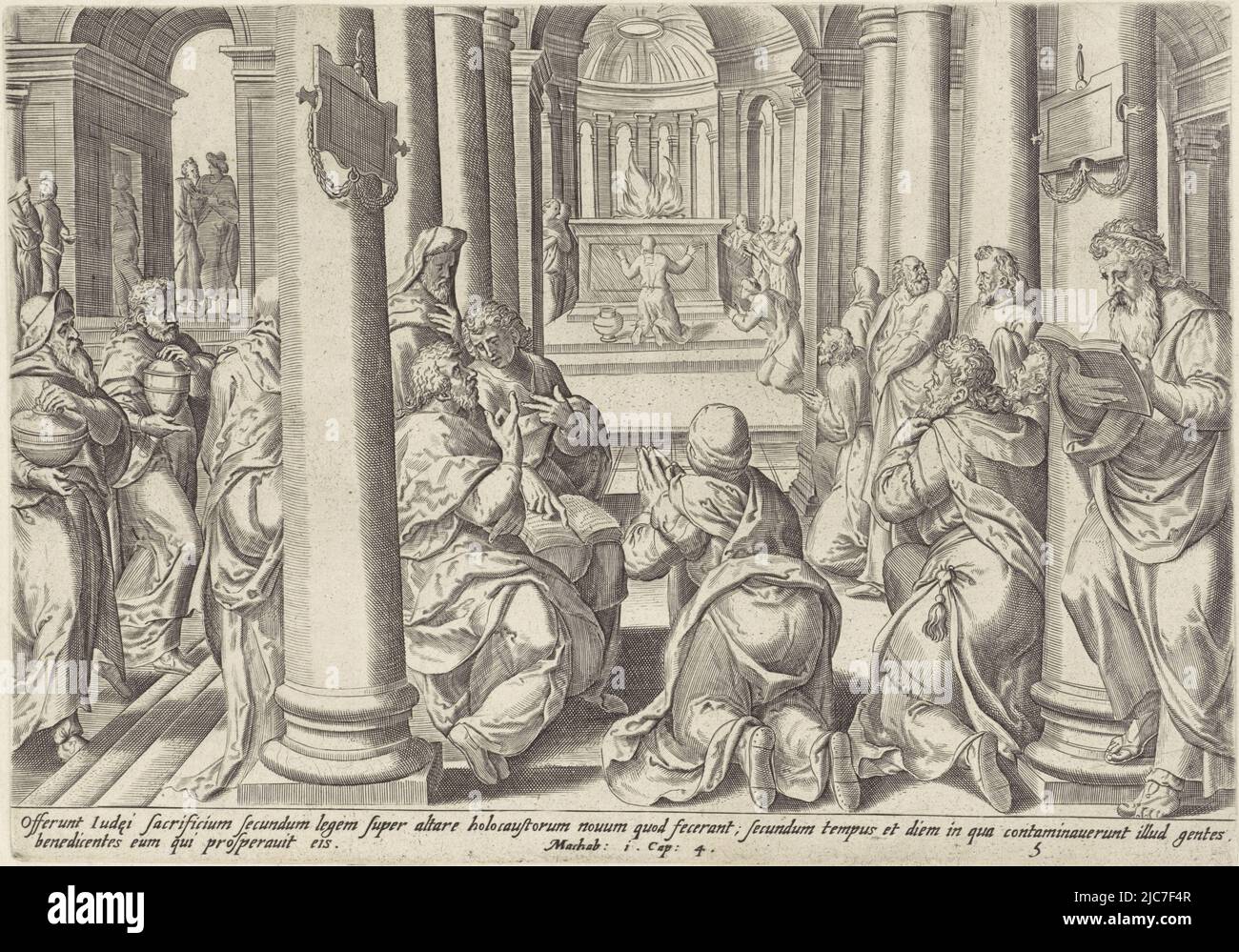 Jerusalem altar temple engraving hi-res stock photography and images ...