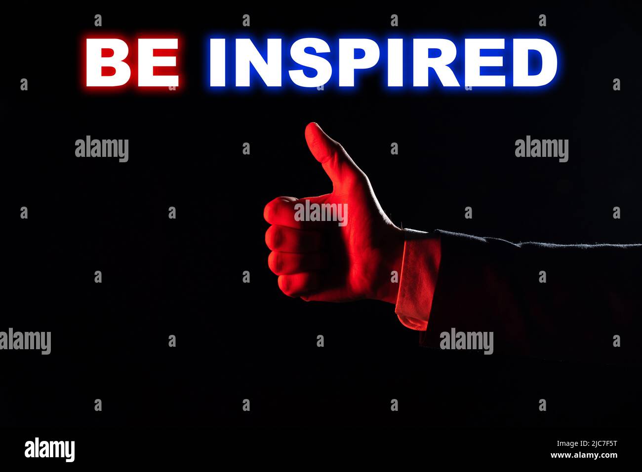 Hand writing sign Be Inspired. Internet Concept extraordinary quality ...