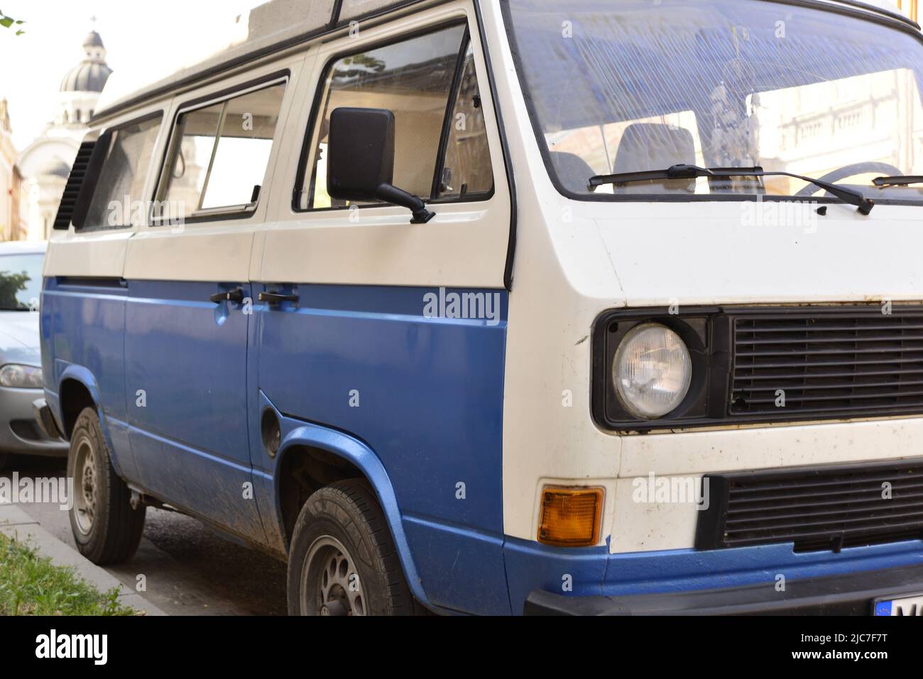 Classic German camper van Stock Photo - Alamy
