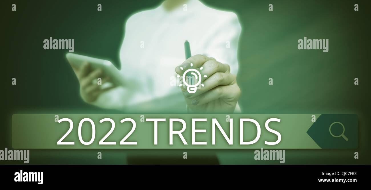 Conceptual caption 2019 Trends. Business overview things that is famous ...