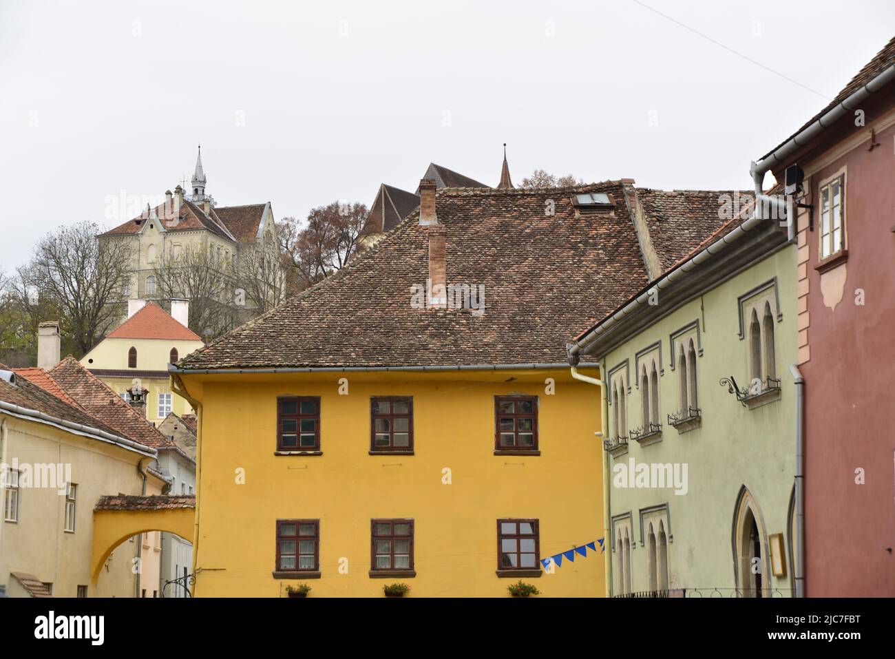 Details of roofs of the citadel Stock Photo - Alamy