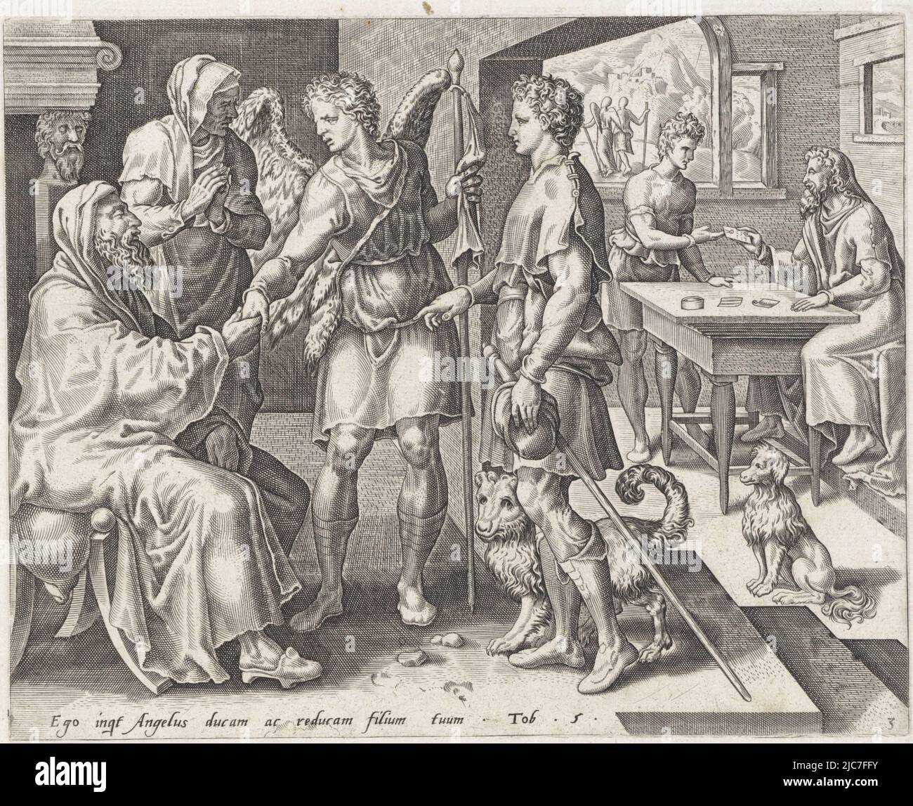 Archangel raphael shakes hands hi-res stock photography and images - Alamy