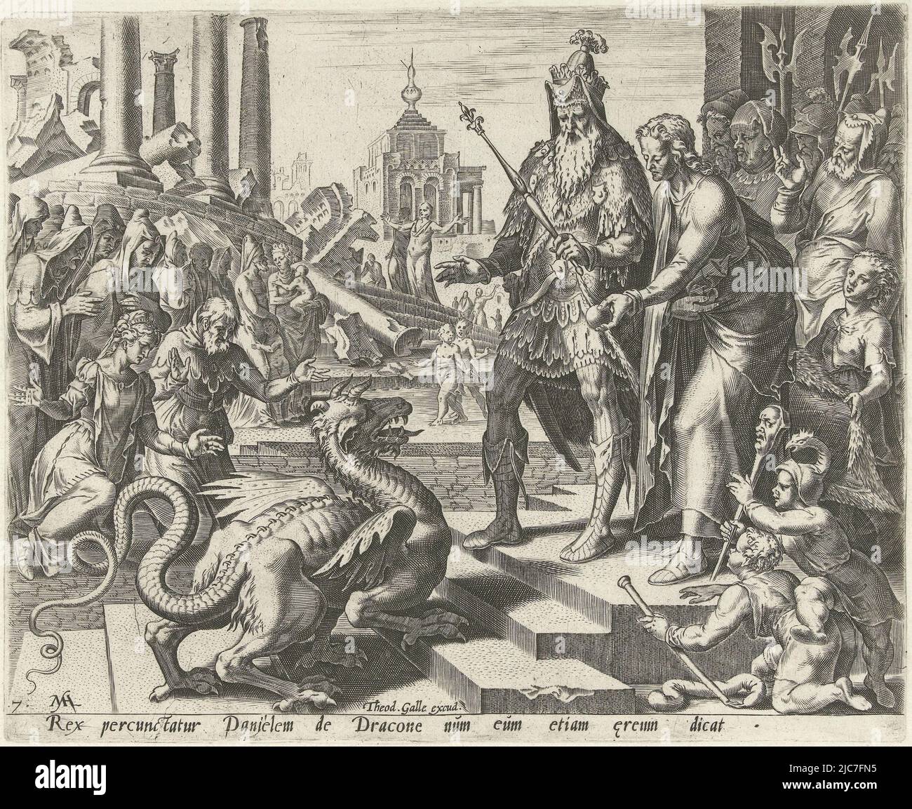 King Cyrus asks Daniel to honor the dragon as a deity. Daniel refuses ...