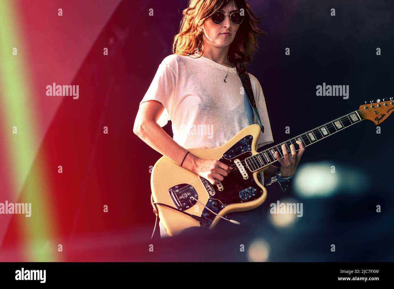 Emily Kokal of Warpaint performs on stage with her band at APE Presents ...