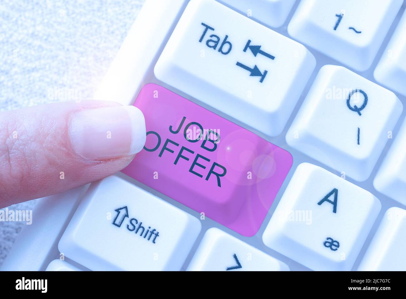 Conceptual display Job Offer. Concept meaning A peron or company that ...