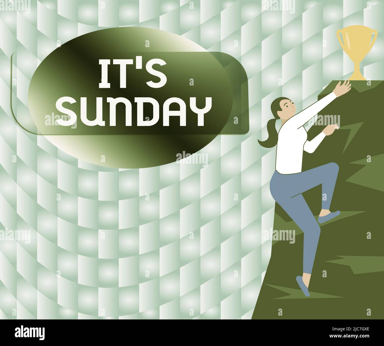 Text sign showing It S Sunday. Word Written on Day of rest and ...