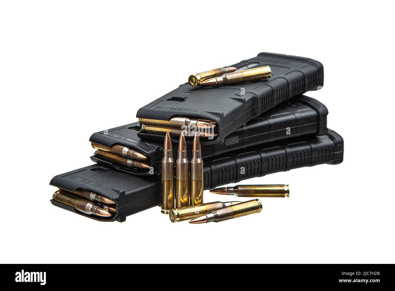 Cartridges and clips for a rifle or carbine. Ammunition for weapons ...