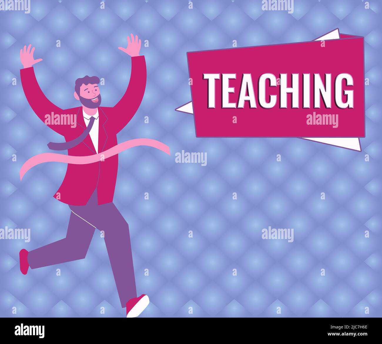 Handwriting Text Teaching Business Idea Act Of Giving Information
