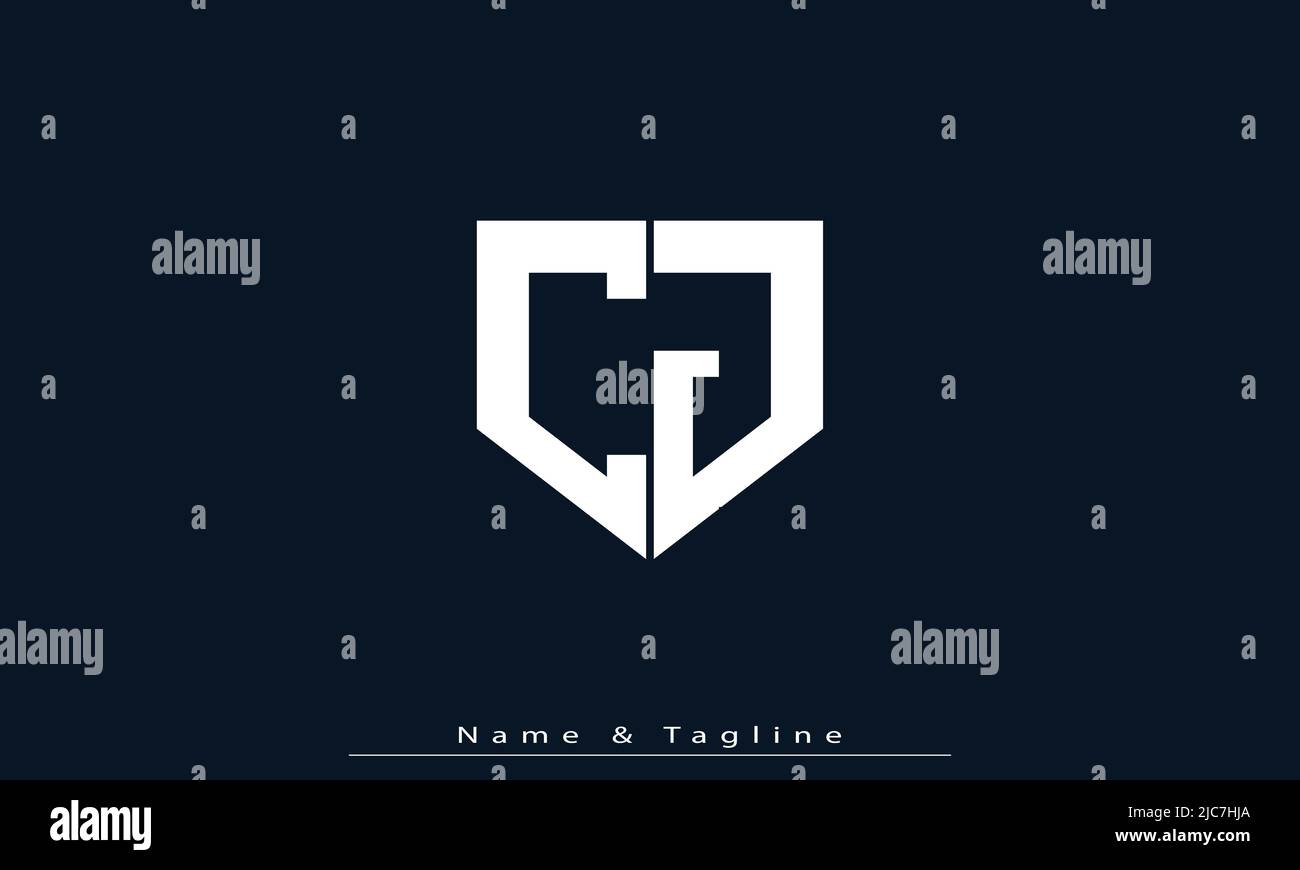 Alphabet letters Initials Monogram logo CJ , JC Stock Vector Image ...