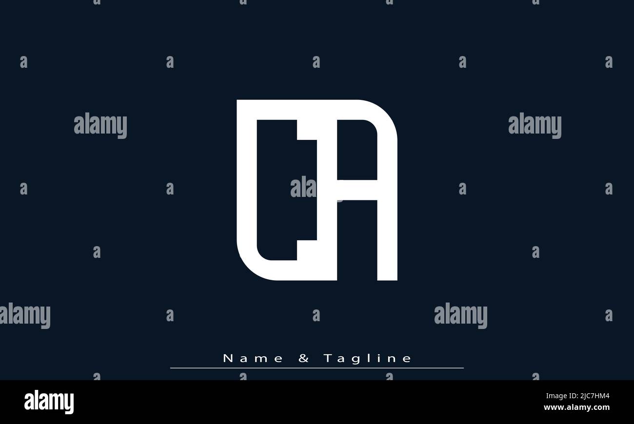 Alphabet letters Initials Monogram logo CA , AC Stock Vector Image ...