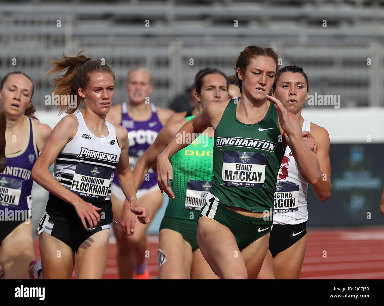 Hayward Field, Eugene, OR, USA. 9th June, 2022. Emily Mackay of ...