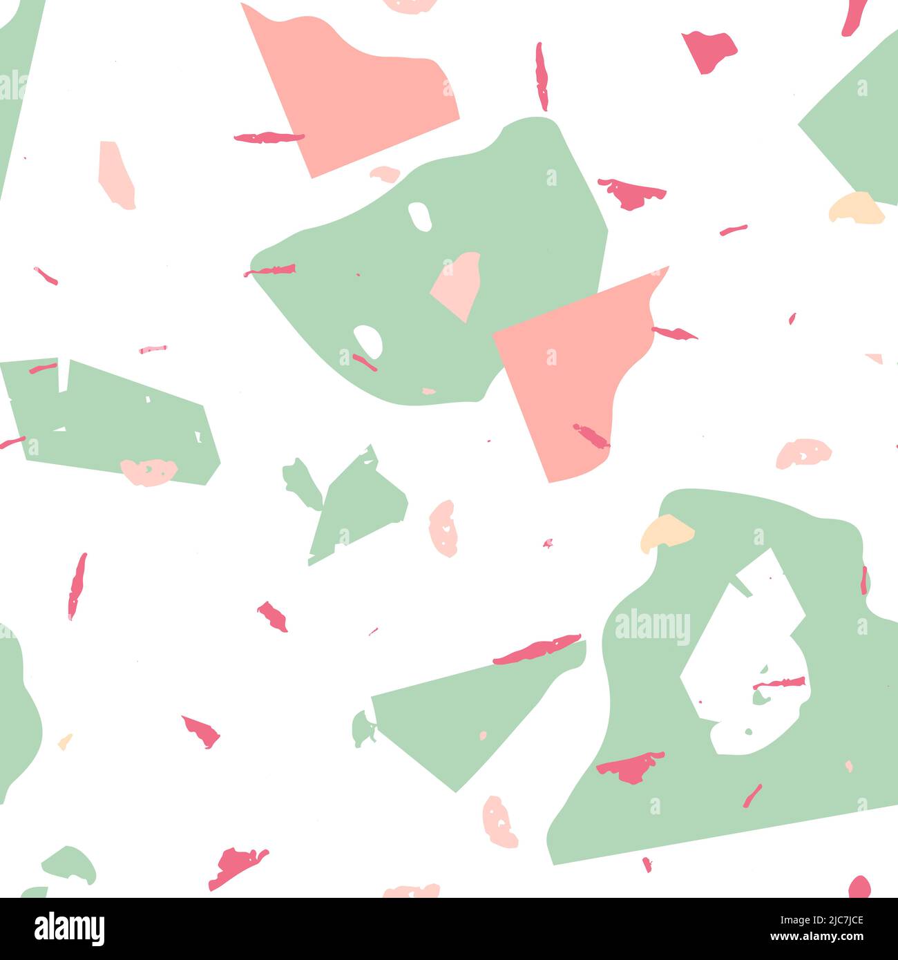 Terrazzo seamless pattern. Pink venetian flooring texture. Terrazzo ...