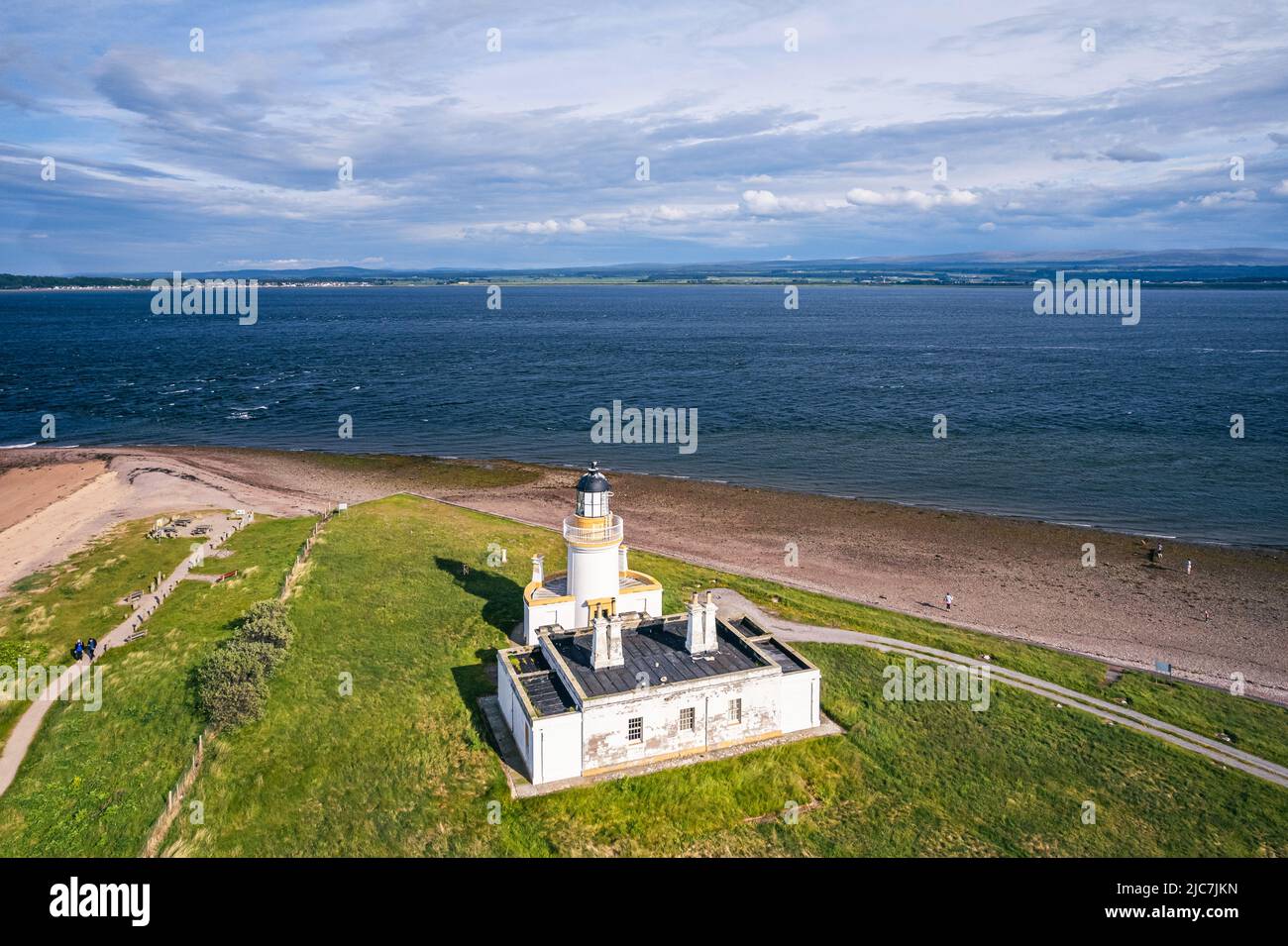 Chanonry Lighthouse on the Black Isle, Chanonry Point, East Coast of ...