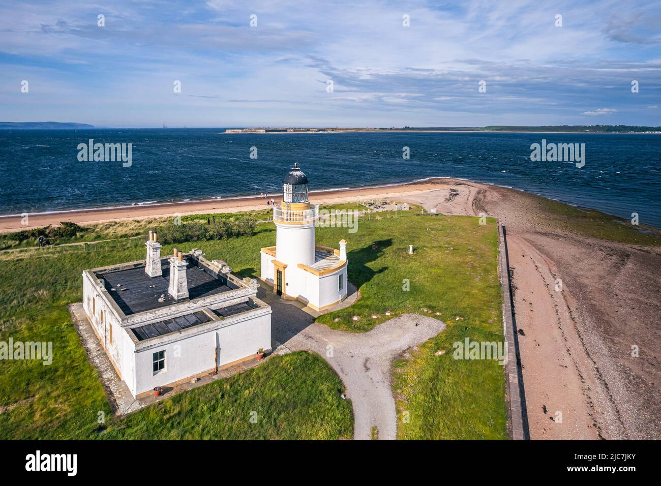 Chanonry Lighthouse on the Black Isle, Chanonry Point, East Coast of ...
