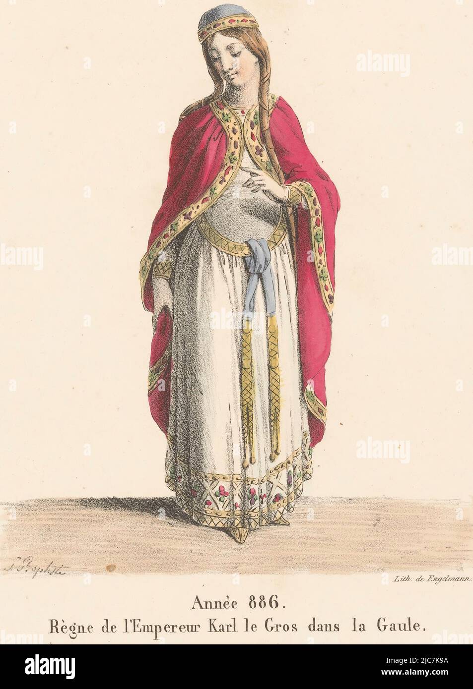 Tragedy le siege de paris berthe theatre costumes th hi-res stock ...