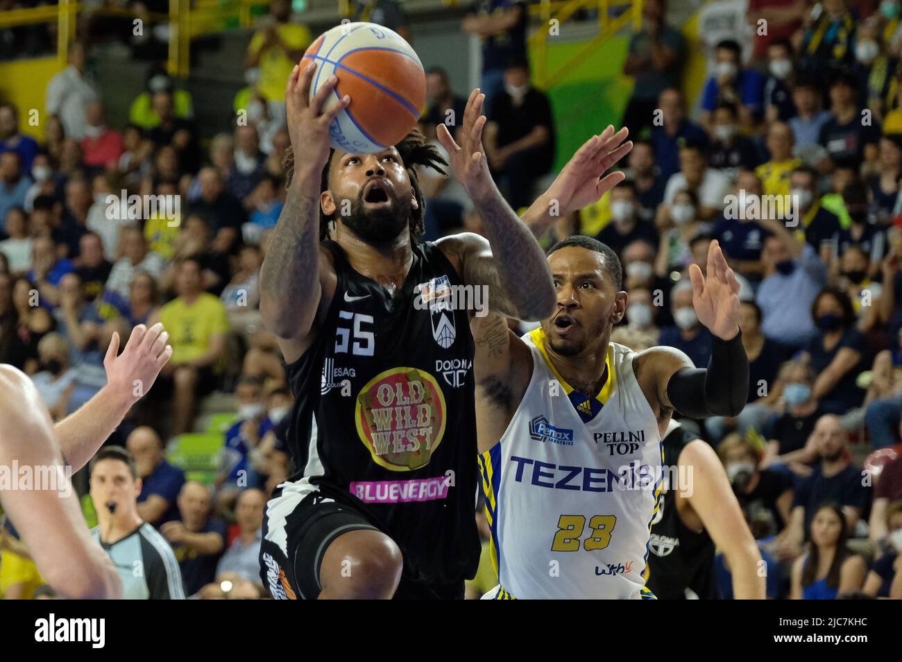 Verona, Italy. 10th June, 2022. Trevor Lacey - APU Old Wild West Udine ...
