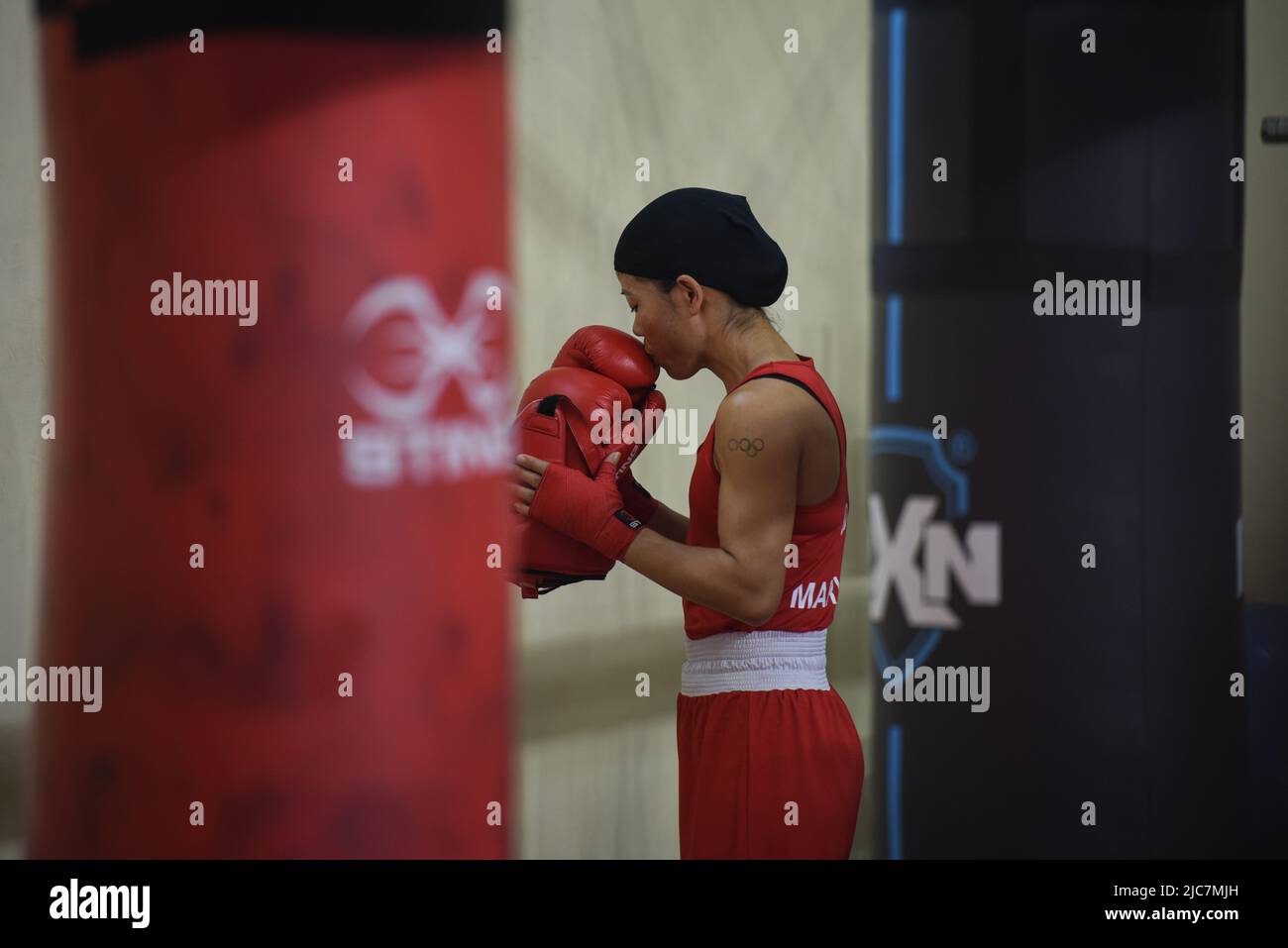 Mary kom boxing hi-res stock photography and images - Alamy
