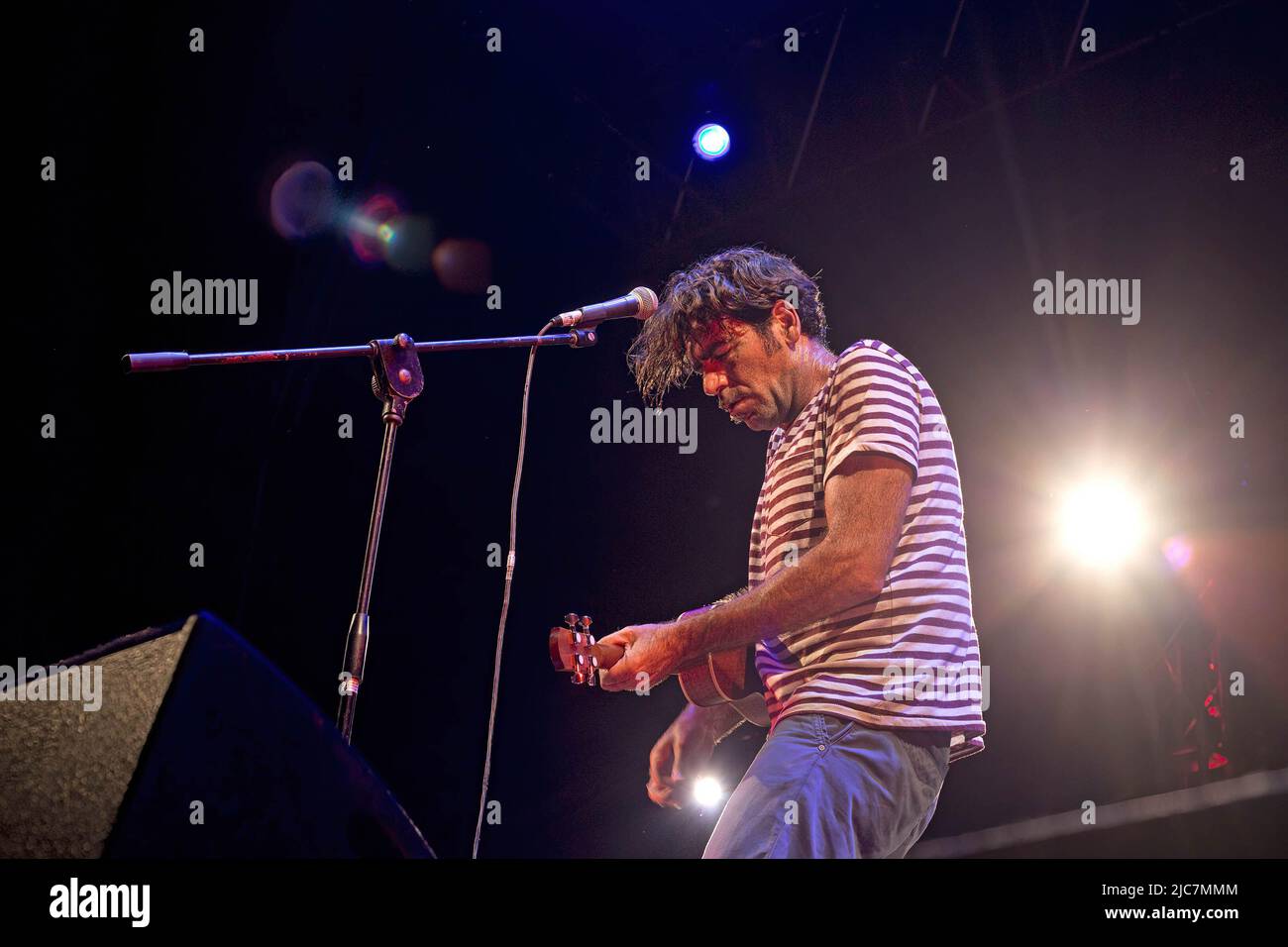 Bobo Rondelli seen performing live on stage at Villa Ada in Rome Stock ...