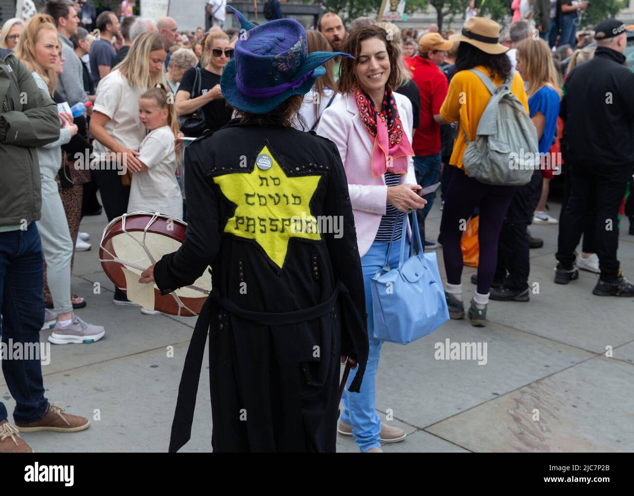 Crowds gather at the 'Worldwide Freedom Rally' anti-vaccines protest ...